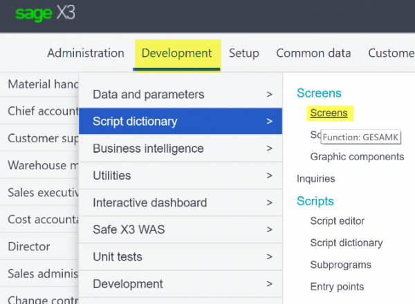 Sage X3 Tips: How to Configure Sage X3 Screens