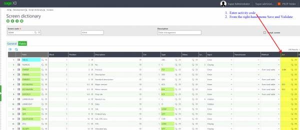 Sage X3 Tips: How to Configure Sage X3 Screens