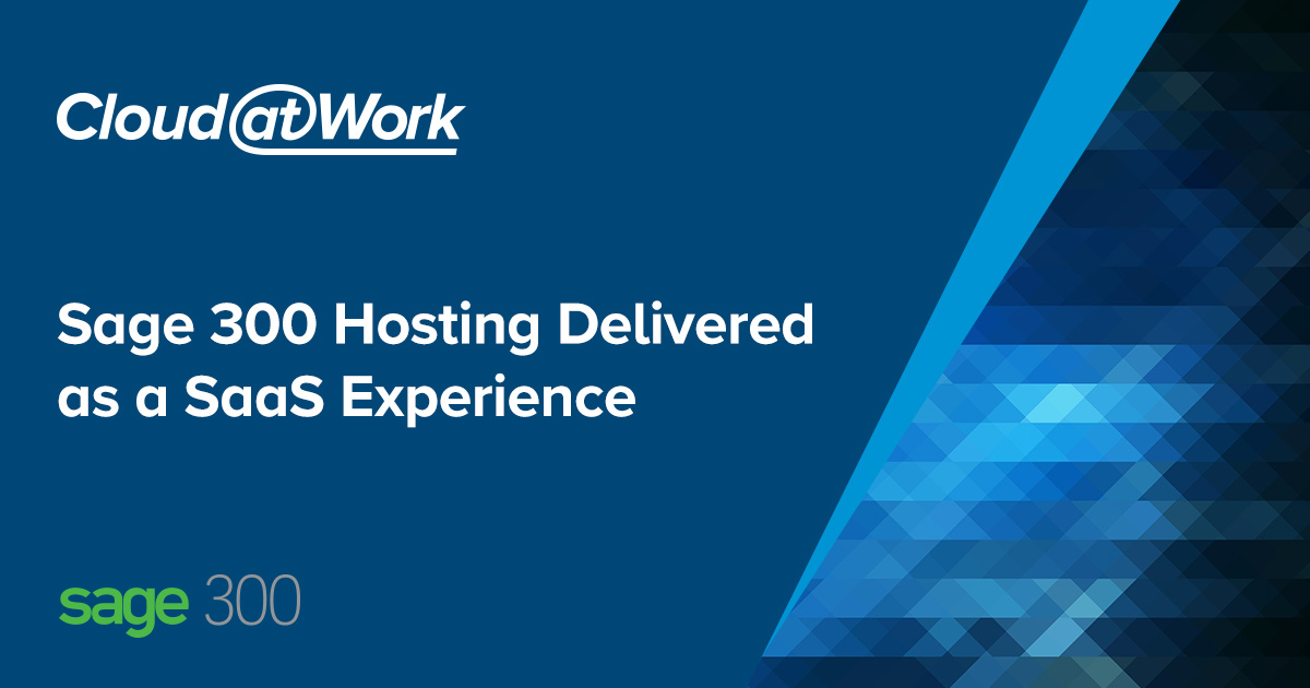 Sage Partner Cloud - Sage Enrodsed Hosting for Sage 300 - Cloud Hosting