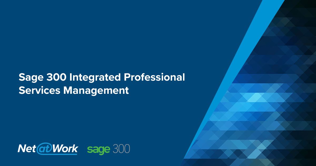 Field Services Management for Sage 300 - Integrated Professional Services