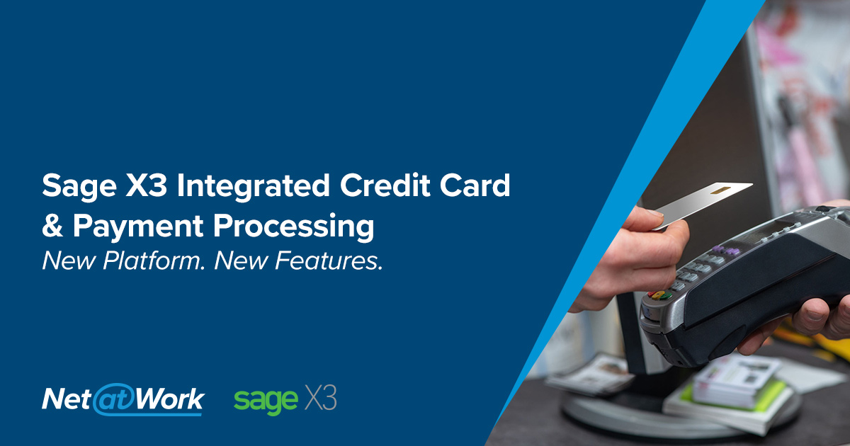 Sage X3 Integrated Credit Card & Payment Processing