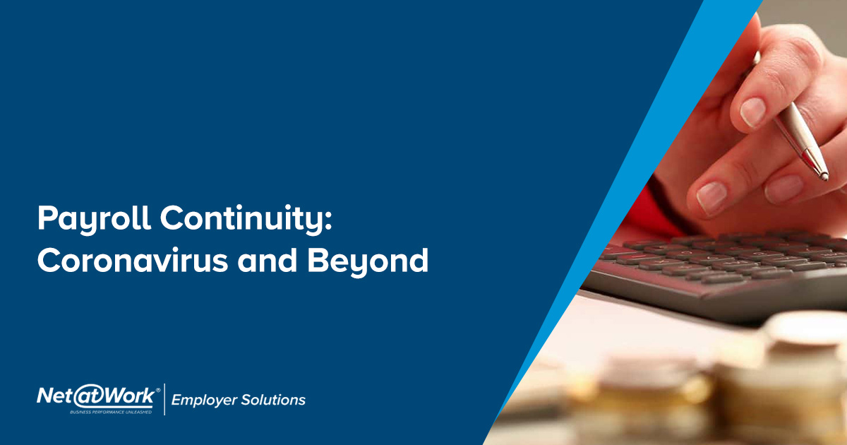 Employer Solutions: Payroll Continuity - Coronavirus and Beyond