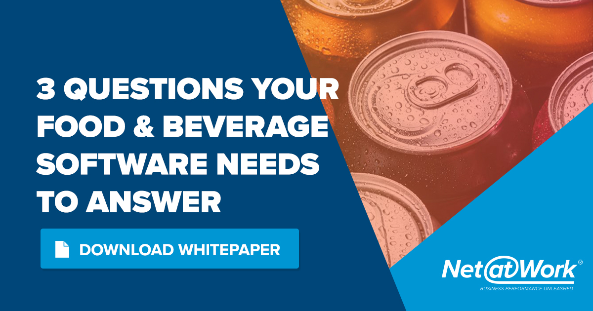 3 Questions Your Food & Beverage Software Needs to Answer