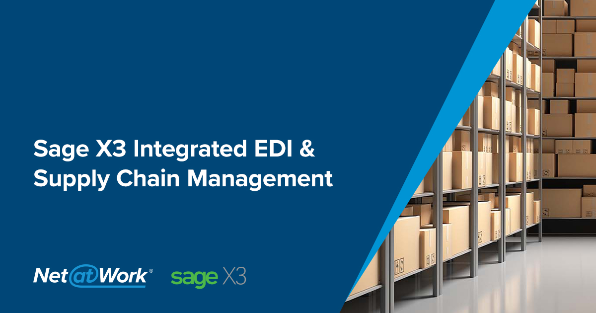 Sage X3 Integrated EDI & Supply Chain Management