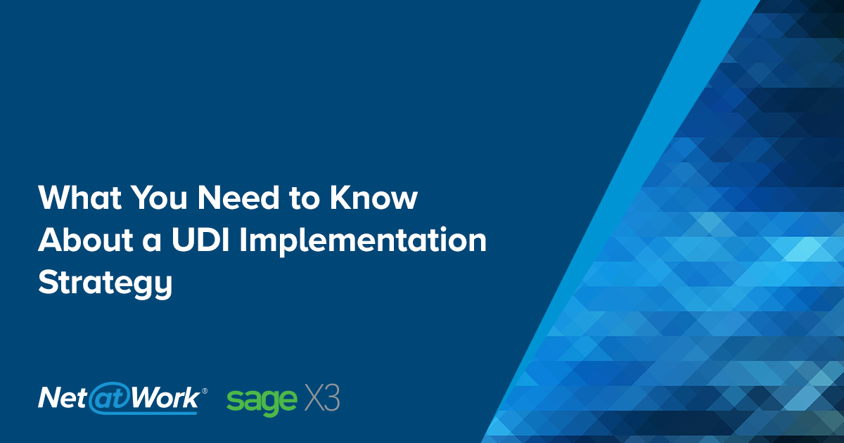 What You Need to Know About a UDI Implementation Strategy