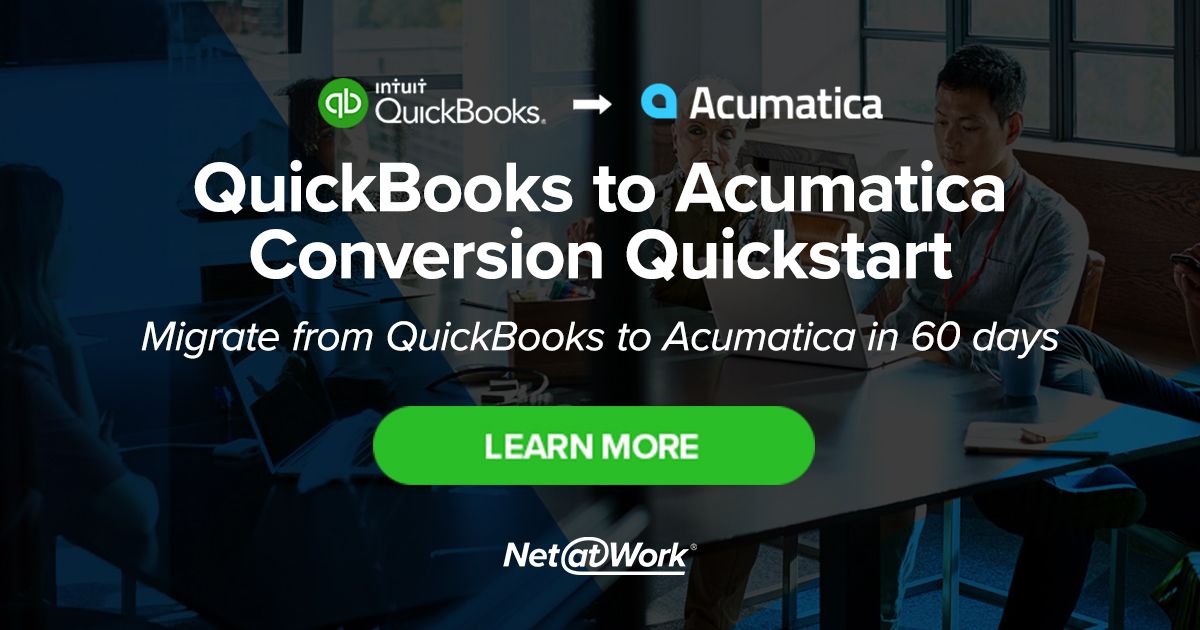 QuickBooks to Acumatica Migration Quick Start: Rapidly Migrate to Acumatica