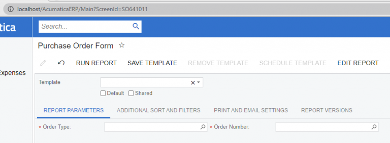 Acumatica Quick Tip: How to Add Forms to Your Entry Screens