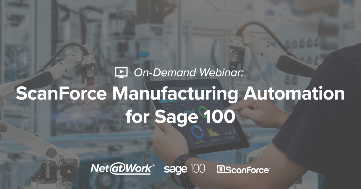 ScanForce Manufacturing Automation for Sage 100