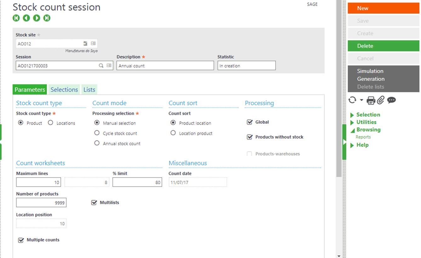 Sage X3 Tips: How to Perform Inventory Multi-Counting in Sage X3 V11