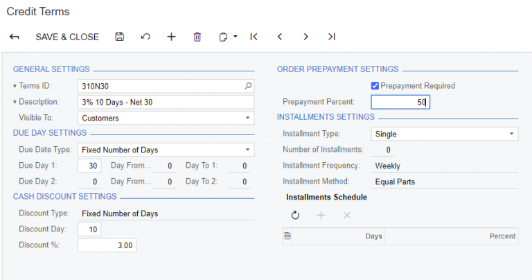 Acumatica Tips and Tricks: Requiring Prepayments for Sales Orders within Acumatica