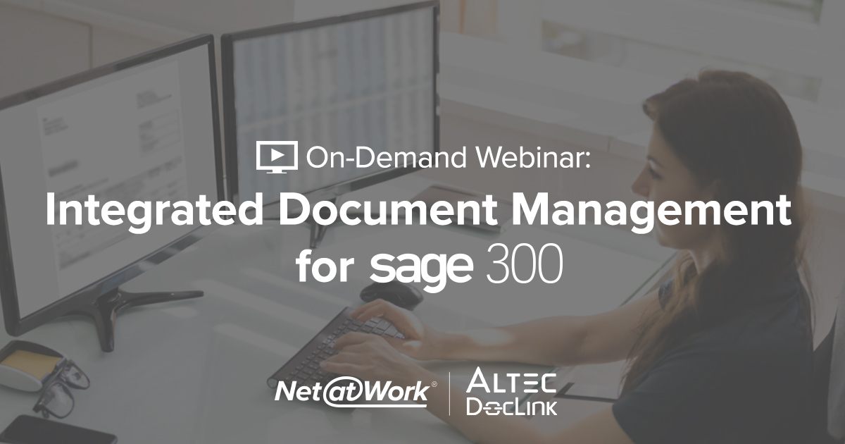 Sage 300 Document Management: Integrated Document Management for Sage 300