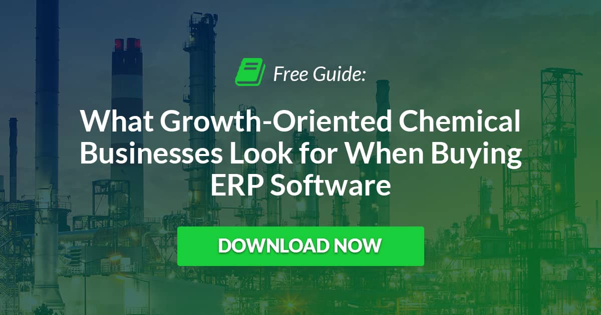 eBook: Business Management Software Selection for the Chemical Industry