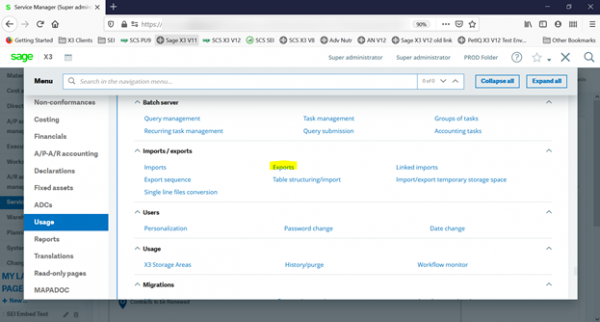 Sage X3 Tips - Importing Data to Update Fields in Sage X3