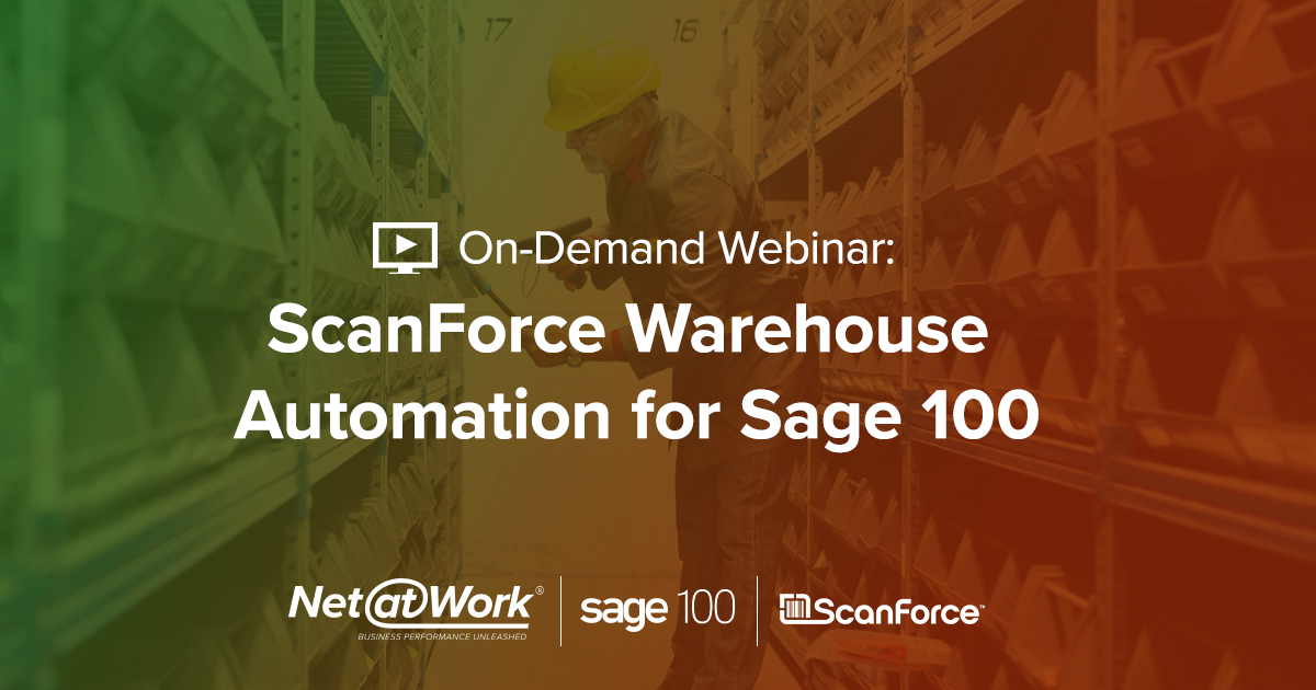 ScanForce Warehouse Automation for Sage 100 - Inventory Management