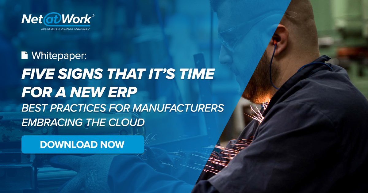 Manufacturing ERP Software: Five Signs That It’s Time for a New ERP