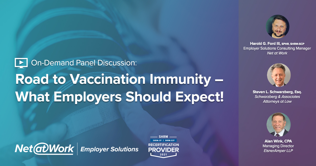 COVID-19 Policy in the Workplace: Road to Vaccination Immunity – What ...