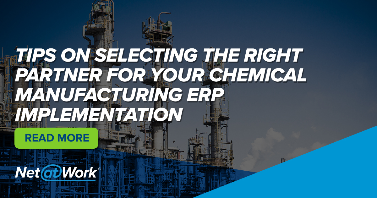 Chemical Manufacturing ERP - Tips on Selecting the Right Partner for Your ERP Implementation