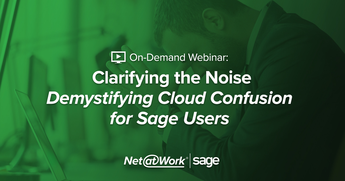 Clarifying the Noise. Demystifying Cloud Confusion for Sage Users