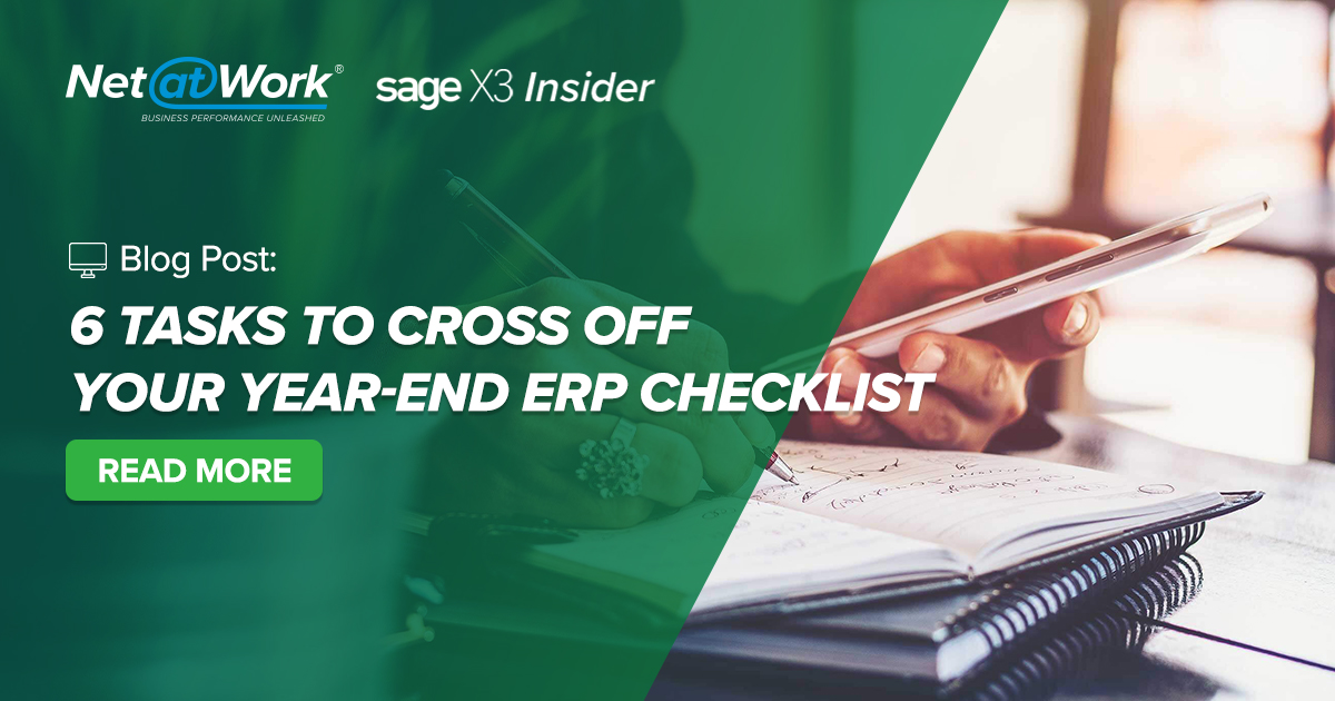 6 Tasks to Cross Off Your Year-End ERP Checklist - ERP Software System