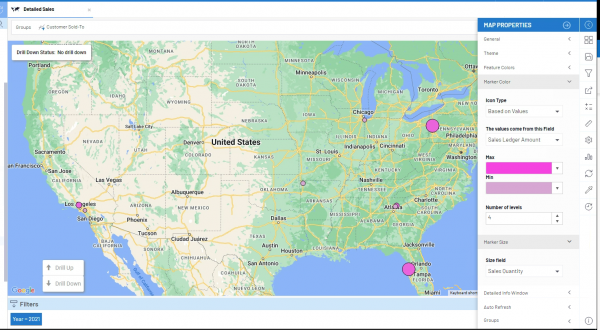Sage X3 Tips: Using Maps to Visualize Data in Sage Enterprise Intelligence