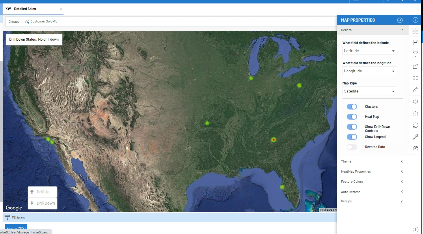 Sage X3 Tips: Using Maps to Visualize Data in Sage Enterprise Intelligence