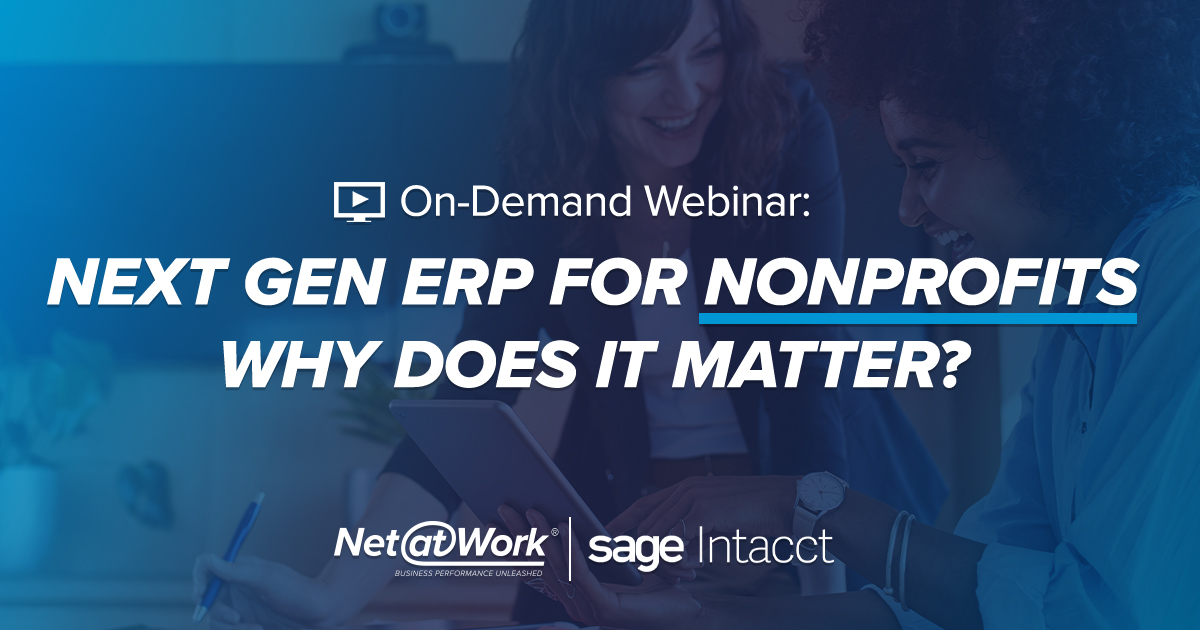 Next Gen ERP for Nonprofits – Why Does it Matter?