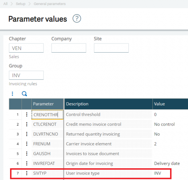 Sage X3 Tips: How to Set Default Sales Delivery and Sales Invoice Types ...