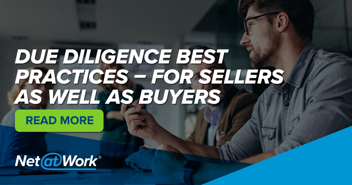 Due Diligence Best Practices: For Sellers As Well As Buyers - Net at Work