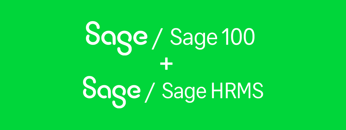 Sage 100 + Sage HRMS: The Power of Integration
