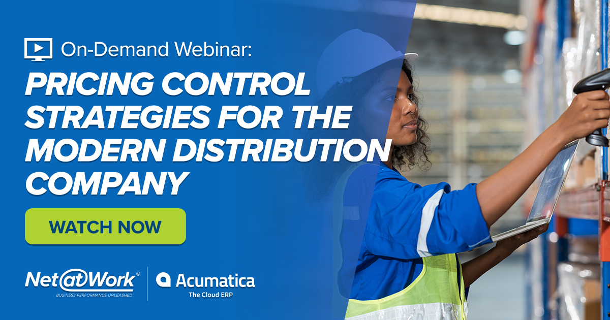 Acumatica ERP for Distribution - Pricing Control Strategies for the ...
