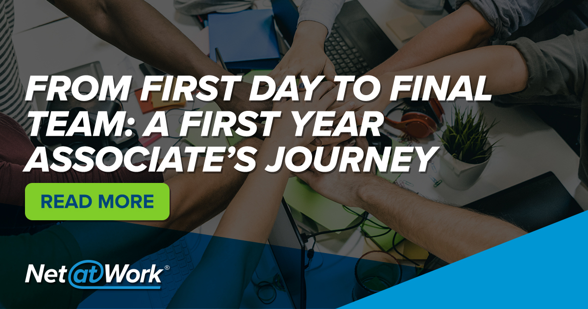 A First Year Associate describes his professional and personal growth ...