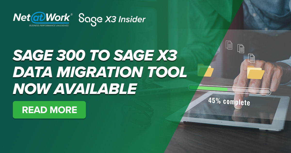 Sage X3 Data Migration Tool Now Available - Sage X3 Tips