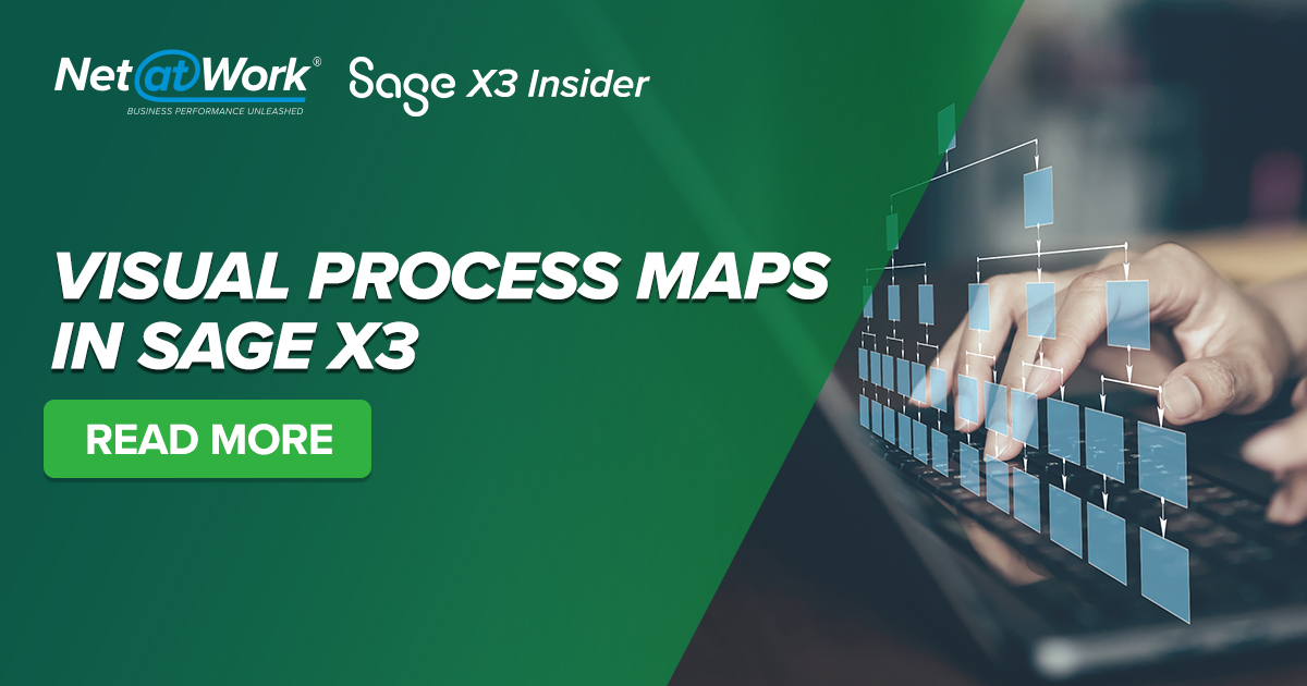 Visual Process Maps in Sage X3 - Net at Work