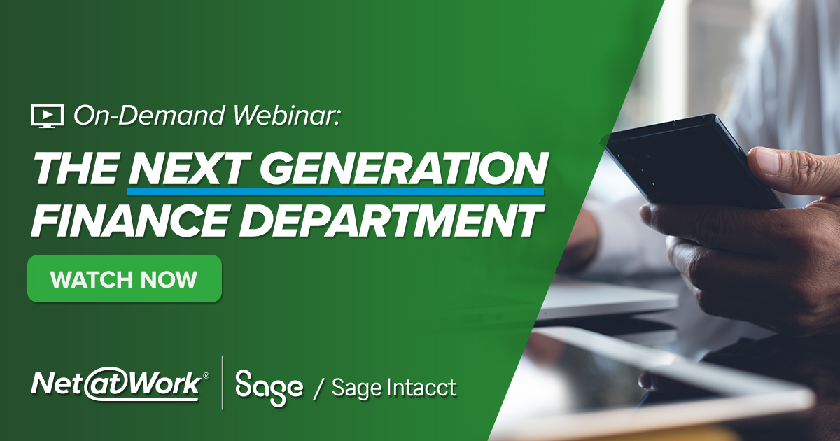 The Next Generation Finance Department