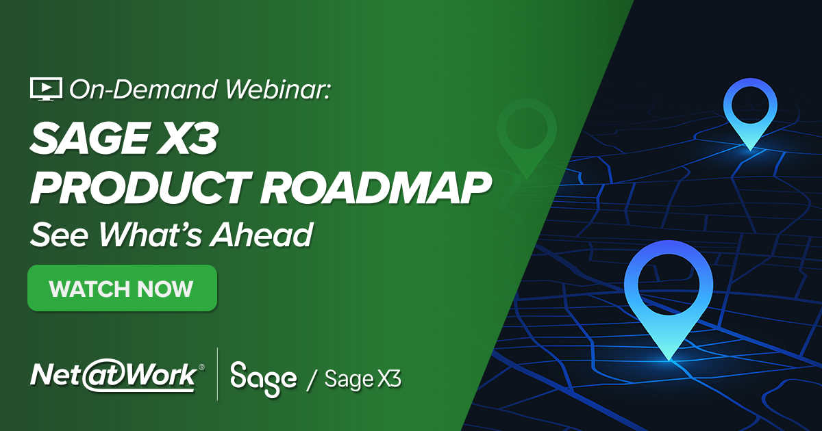 Sage X3 Product Roadmap - See What’s Ahead