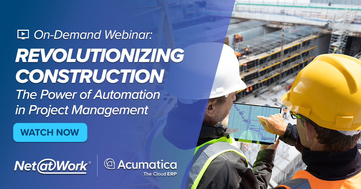 Acumatica Cloud ERP for Construction - The Power of Automation in ...