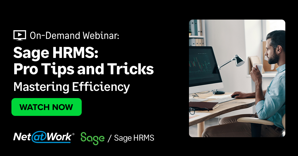 Sage HRMS: Pro Tips and Tricks