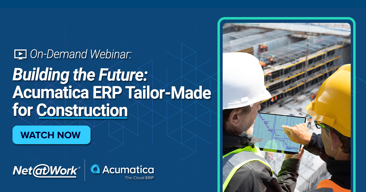 Acumatica Construction ERP - Building the Future