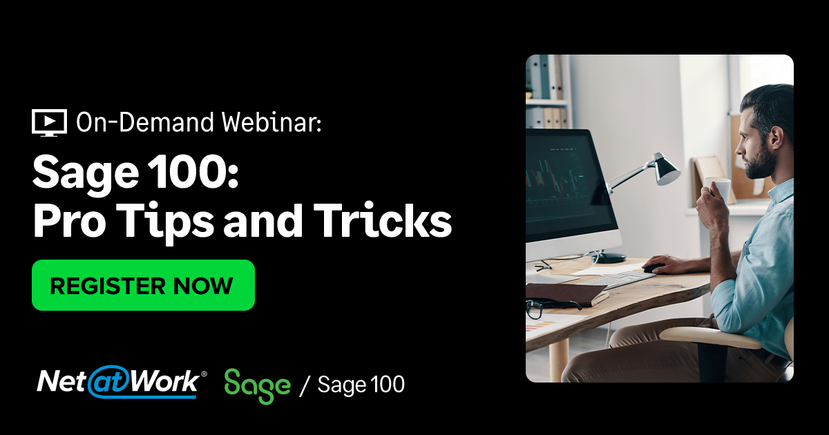 Sage 100: Pro Tips and Tricks