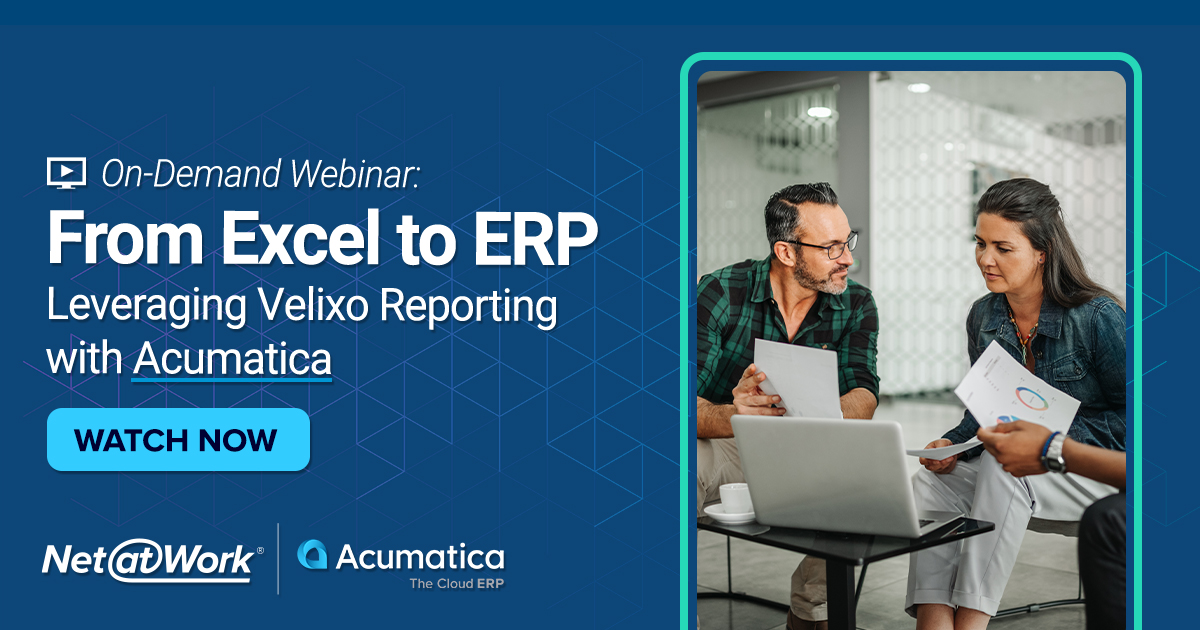 Leveraging Velixo Reporting with Acumatica ERP