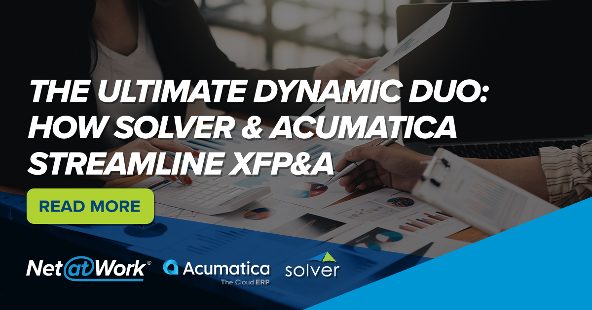 Solver Integration with Acumatica to Streamline xFP&A