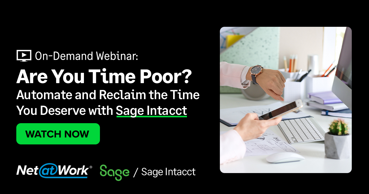 Sage Intacct - Time Management - Modern Financial Management Technology