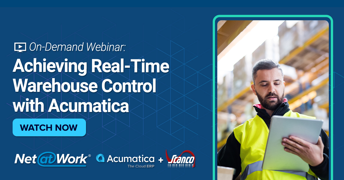 Scanco + Acumatica ERP - For Real Time Warehouse Management