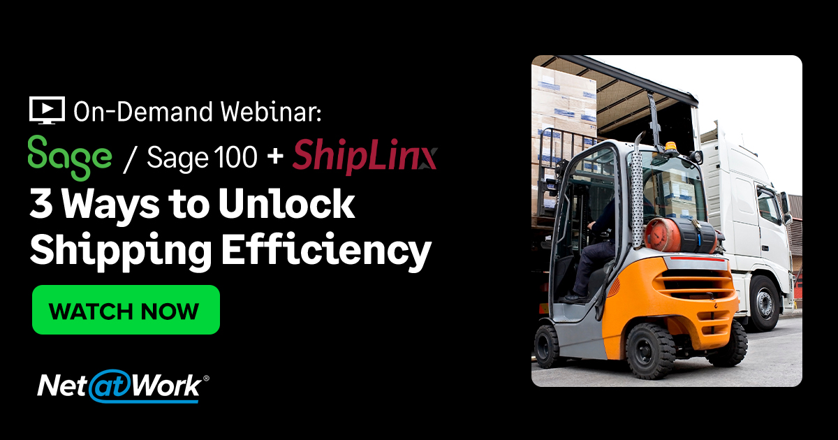 Sage 100 + ShipLinx TMS: 3 Ways to Unlock Shipping Efficiency