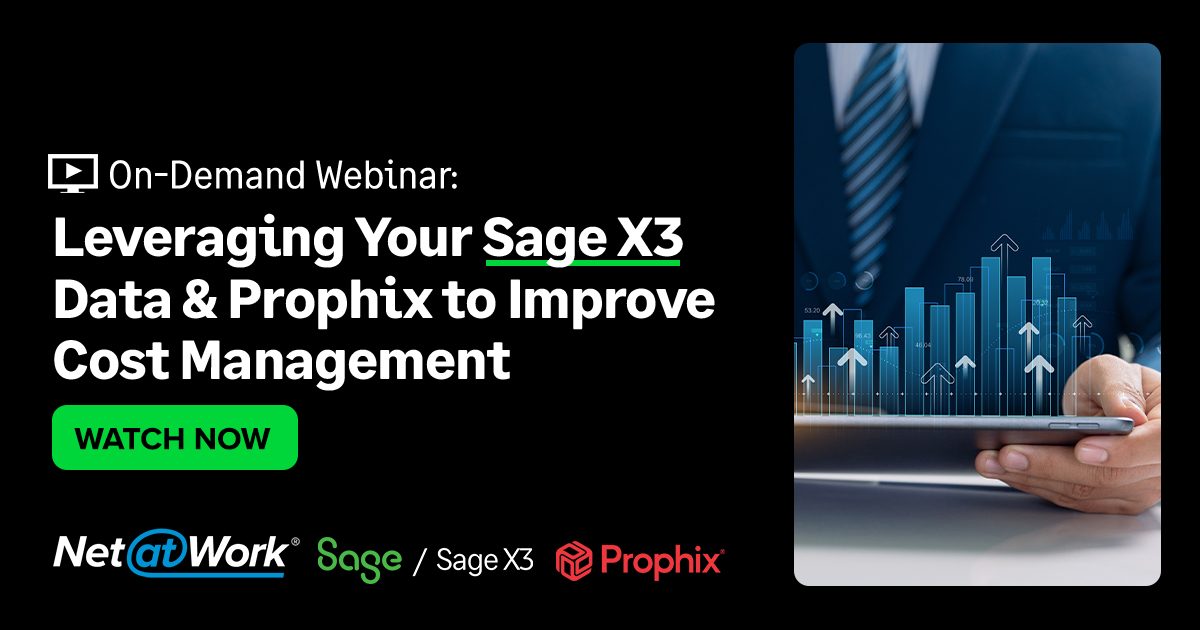 Sage X3 Data & Prophix Integration to Improve Cost Management