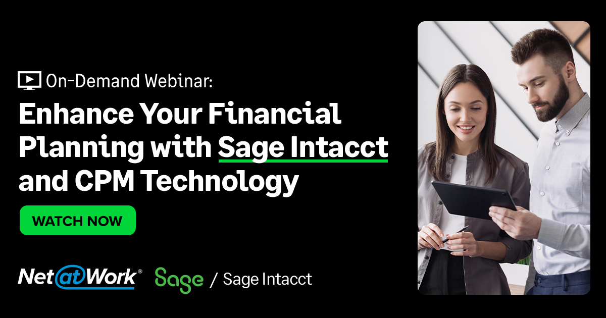 Enhance Your Financial Planning with Sage Intacct and CPM Technology