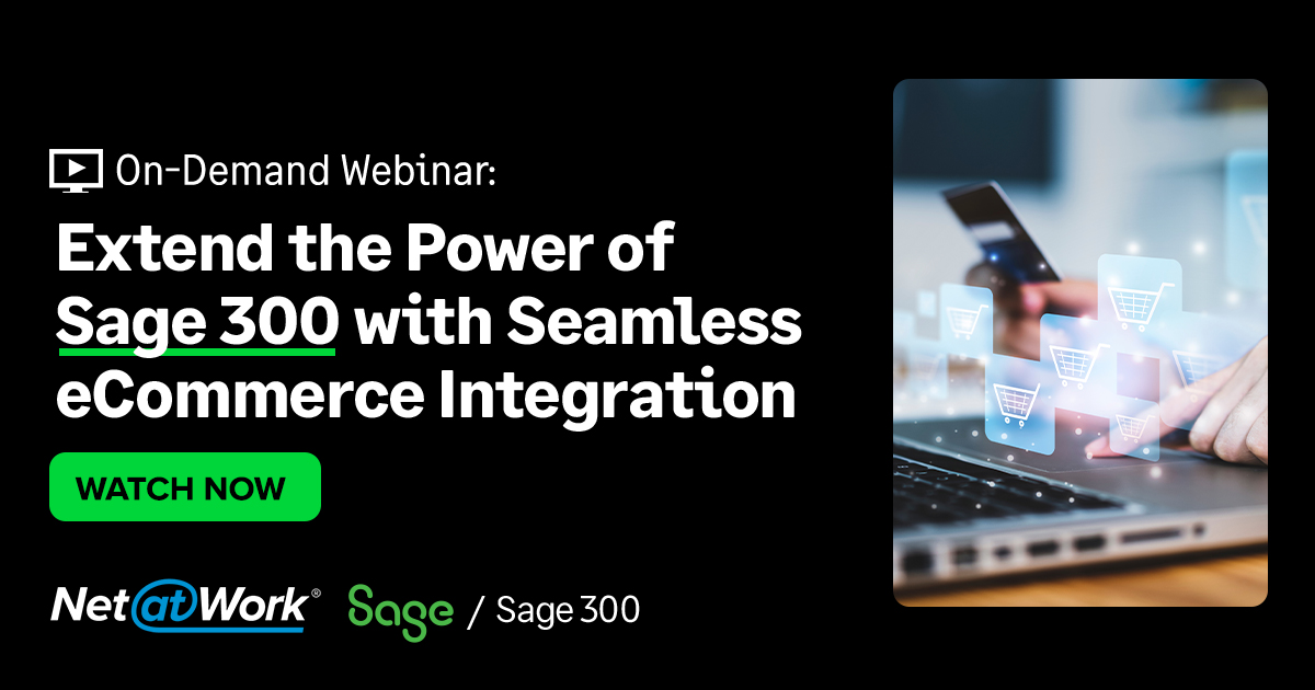 Sage 300 + eCommerce Integration: Extend the Power of Sage 300